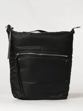 Maison Margiela Sac &agrave; dos Zip Line en nylon avec logo White Stitch