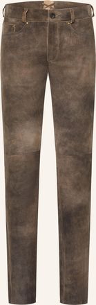 Beckert Beckert Lederhose Costa Slim Fit braun
