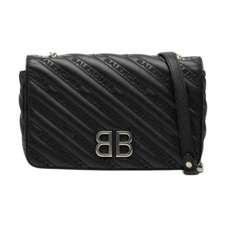 Balenciaga Sac bandouli&egrave;re matelass&eacute; Pre-owned - Femme - Pre-owned - Noir - Taille: ONE Size