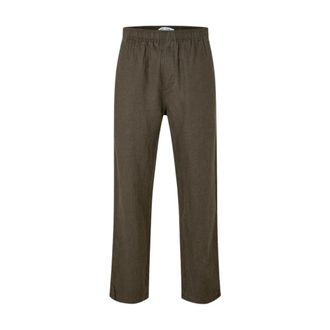 Sams&oslash;e & Sams&oslash;e Jabari Leinen Hose mit Kordelzug - - Trousers - Herren - Gr&uuml;n - S