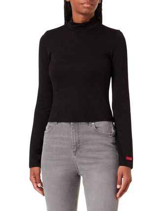 HUGO BOSS Damen Dartemis Jersey Top, Open Miscellaneous964, XL EU