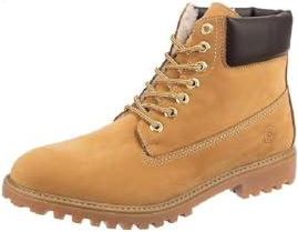 Lumberjack 102256577 Bottes avec doublure chaude en cuir et synth&eacute;tique pour homme, beige, beige, 46 EU