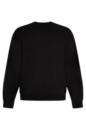 Local Authority Mens Cotton Crew-Neck Sweatshirt Black Sweatshirts Sweater