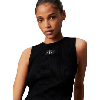 Calvin Klein Damen, Oberteile, Schwarzk, SGr&ouml;&szlig;e