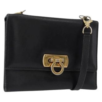 Ferragamo Sac bandouli&egrave;re Pre-owned - Femme - Pre-owned - Noir - Taille: ONE Size