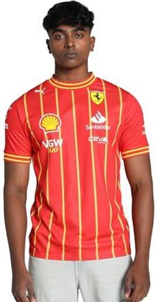 Puma Scuderia Ferrari - Maillot de Football Charles Leclerc - Coupe Homme - Rouge - Taille : XL