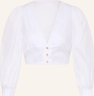 Sportalm Dirndlbluse Mit 3/4-Arm weiss