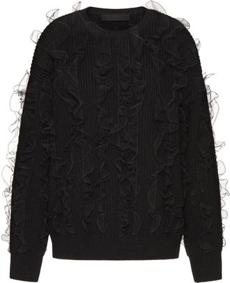 Valentino Garavani Pullover mit Stickerei - Schwarz