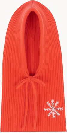 Kujten Cagoule cachemire brodé femme - Cagoule Sybel Snowflake