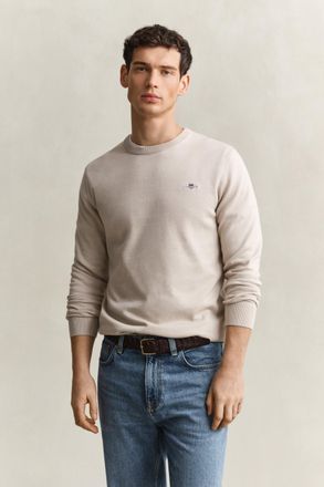 GANT CLASSIC COTTON Regular fit mit Rundhalsausschnitt