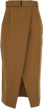 Tela Femme, Jupes, Brun, Taille: 36 FR Lisbona Midi Skirt