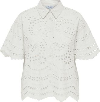 Only Damen Bluse 15351519 Cloud Dancer S