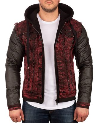 Cipo & Baxx Herren Jacke CJ259-bans Bordeaux S