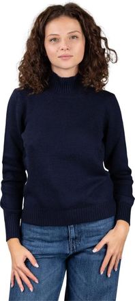 Gran Sasso Femme, Pulls, Bleu, Taille: 40 FR Pull Col Roul&eacute;