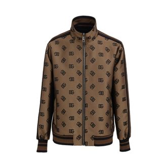 Dolce & Gabbana Polyesterjacke - - Jackets - Herren - Braun - L
