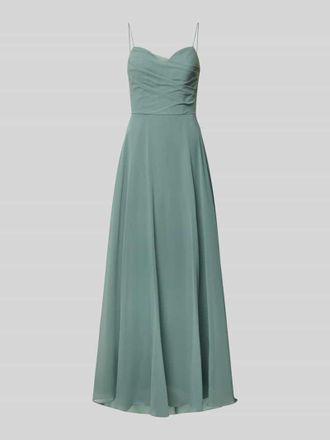 Laona Midikleid mit Drapierungen und Spaghettitr&auml;gern