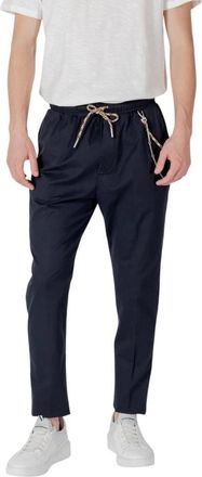 Gianni Lupo Homme, Pantalons, Bleu, Taille: XL Gl6072Q Pantalon &agrave; entrejambe basse