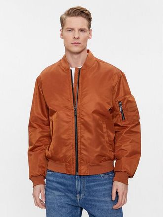 Calvin Klein Bomberjacke Sateen Hero Bomber K10K109907 Braun Regular Fit