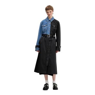Karl Lagerfeld Damen, M&auml;ntel, Schwarzk, LGr&ouml;&szlig;e