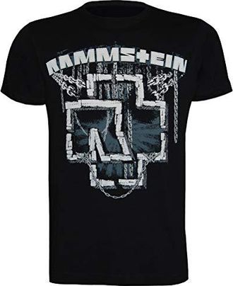 Rammstein T-Shirt in Ketten, S, Produit Officiel du Groupe