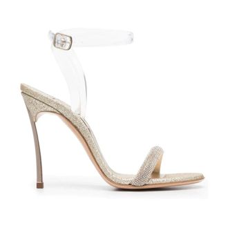 Casadei Femme, Chaussures, Brun, Taille: 39 EU Sandales à Talons Hauts Élégantes Marron