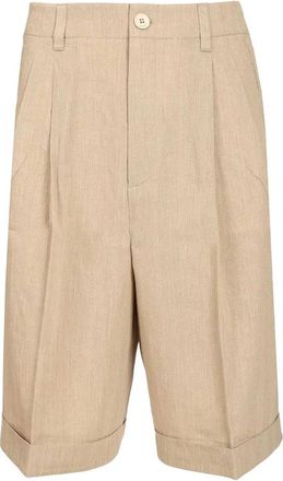Jacquemus Homme, Shorts, Beige, Taille: 46 FR Long Shorts