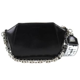 Givenchy Pre-owned Antigona XS 4G Print Graffiti Leder Schultertasche - - Pre-owned - Damen - Schwarzk - ONE SIZE