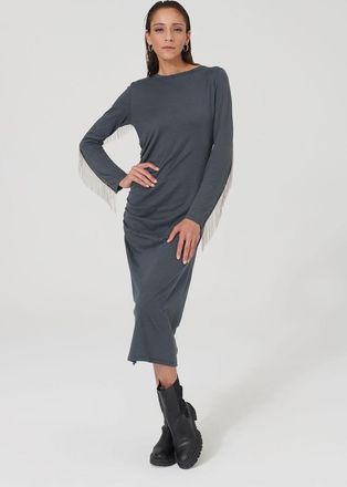 Lovjoi Damen vegan Kleid Beauvoire Grau