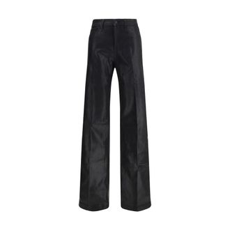 L'agence Clayton Coated Wide Leg Jeans - - Jeans - Damen - Schwarzk - W25