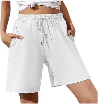 Generic Bermuda De Sudation Femme Shorts Habill&eacute; Ample sous Vetements Sculptant Amincissant Tissu Camouflage Brillant Genou Soccer Couleur Crepon Cherche Cere