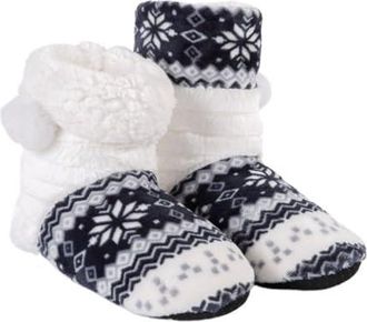 BESPORTBLE BESTonZON Pantoufles DInt&eacute;rieur pour Femmes en Velours Noir Longues Bottes en Coton Taille 36-41 Pantoufles DHiver Chauds et Antid&eacute;rapants Chaussures 