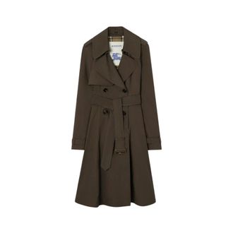Burberry Coat H26 - Femme - Manteaux - Brun - Taille: 36 FR