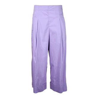 Liviana Conti Weite Hosen - - Trousers - Damen - Lila - XL
