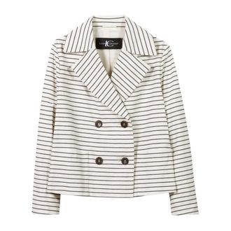 Luisa Cerano Femme, Vestes, Multicolore, Taille: 42 FR Veste Courte Caban Crois&eacute;e