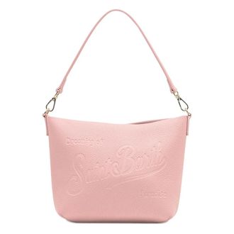 MC2 Saint Barth Grain Leather SB 21 Pochette - - Bags - Damen - Rosa - ONE SIZE