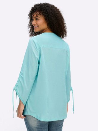 Sheego Klassische Bluse 3/4-Arm-Bluse 3/4-Arm