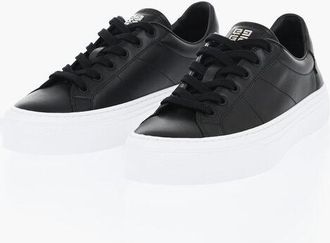 Givenchy Leather CITY Low-Top Sneakers with Contrasting Sole size 36