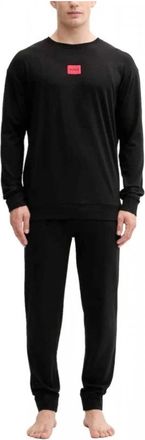 HUGO BOSS Homme, V&ecirc;tements de nuit et de d&eacute;tente, Noir, Taille: M Pyjamas Logo Rouge