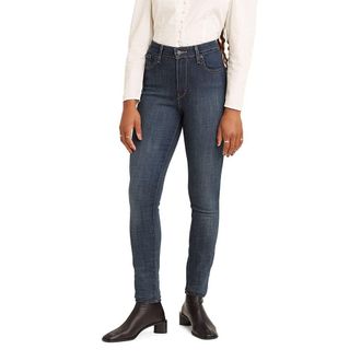Levi's Damen Premium 721 High Rise Skinny Jeans (auch in &Uuml;bergr&ouml;&szlig;e erh&auml;ltlich), Blau, 30 Short