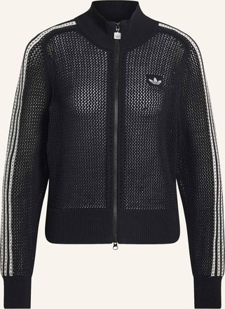 adidas Originals Adidas Originals Strickjacke Knitted Crochet Firebird schwarz
