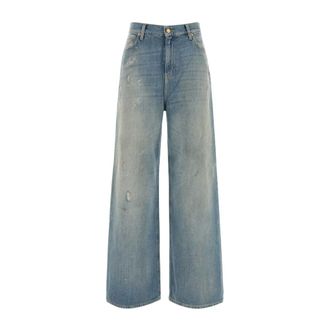Golden Goose Wide Jeans - Femme - Jeans - Bleu - Taille: W28