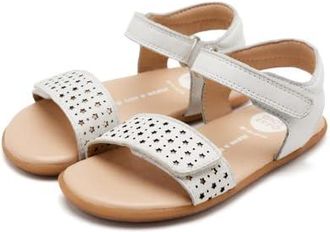 Gioseppo Garçon Fille Hiram Sandale Plate, Blanc, 27 EU