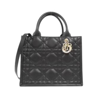 Dior Pre-owned Book Tote Small Calf Bag - - Pre-owned - Damen - Schwarzk - ONE SIZE
