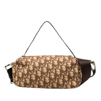 Dior Pre-owned Canvas Shoulder Bag - - Pre-owned - Damen - Braun - ONE SIZE