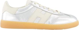 Hogan Low-Top Sneaker - Dames Cool Sneaker Zilver - Gr. 37,5 (EU) - in Gunmetal - f&uuml;r Damen