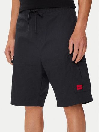 HUGO BOSS Hugo Stoffshorts Garlio242 50510594 Schwarz Regular Fit