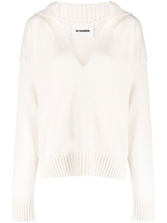 Jil Sander Gestrickter Pullover - Nude