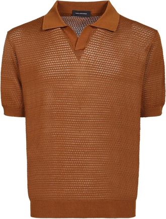 Tagliatore Homme, Tops, Brun, Taille: M Lin et coton. Court