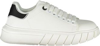 Ga&euml;lle Paris Gaelle Paris Wei&szlig;e Polyurethan Damen Sneaker