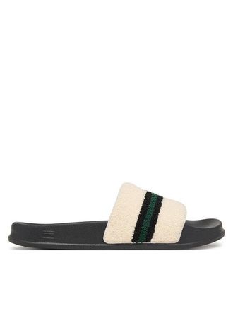 Tommy Hilfiger Pantoletten Hilfiger Towelling Pool Slide FM0FM06007 Creme
